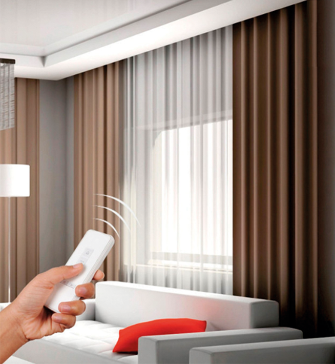 Intelligent Motorized Curtain/Blind – Dongming Motor, DC gear motor ...